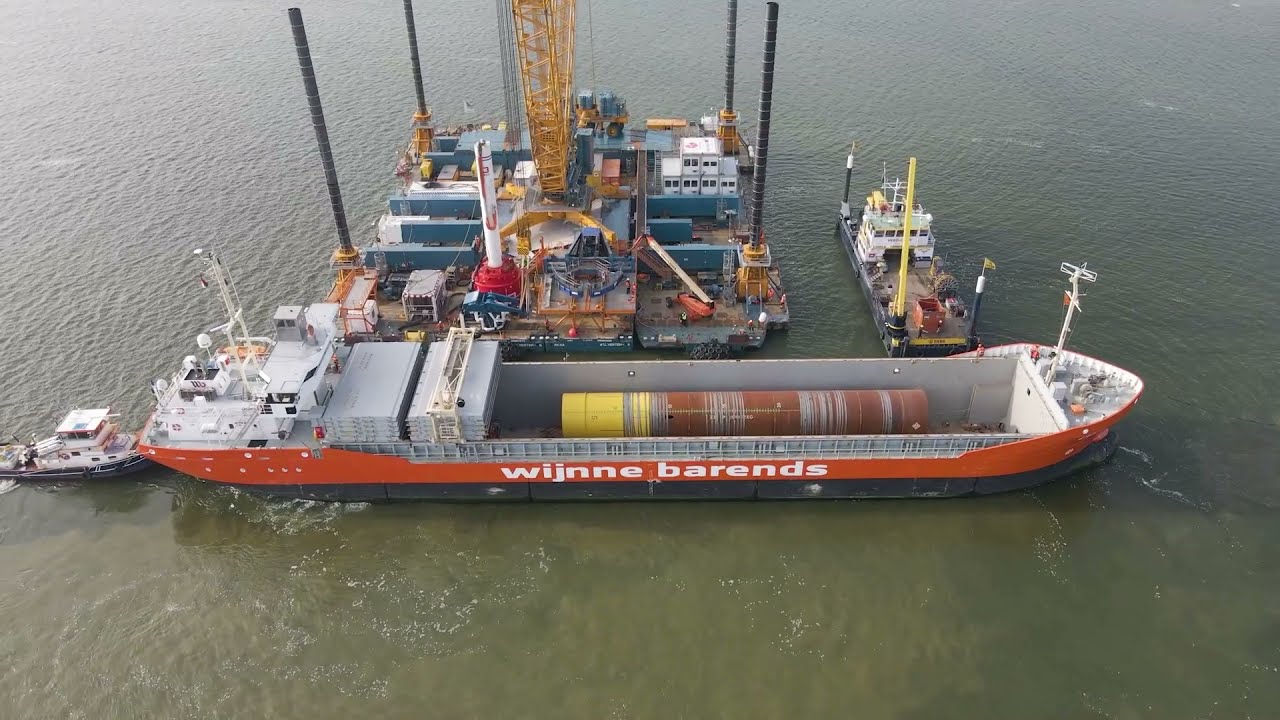 Spliethoff Group delivers first monopiles for wind park Fryslân Solid ...